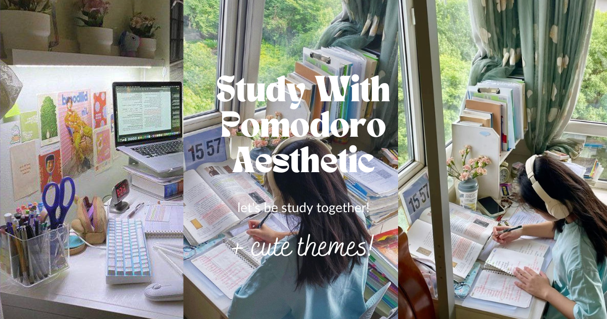 Pomodoro Aesthetic | Cute & Retro Study Timer